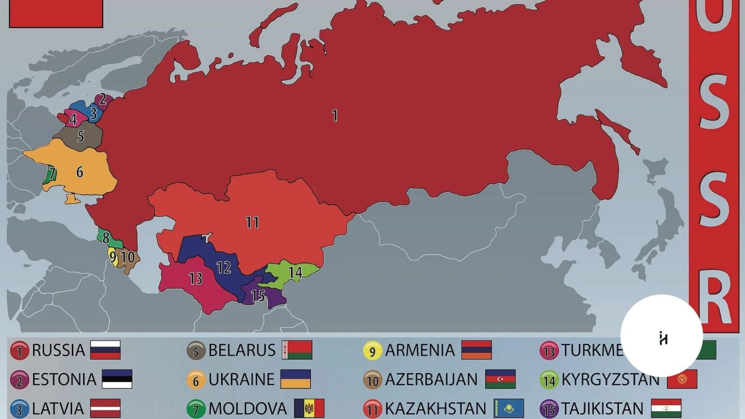 Soviet Union Map – History, Borders & Cold War Geography ...